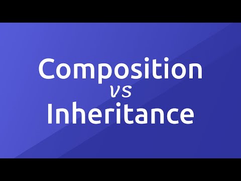 Inheritance and Composition explained in the example
