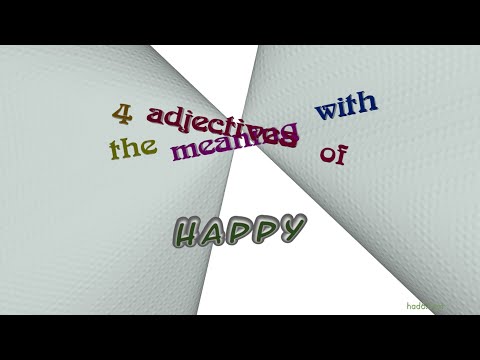 happy - 7 adjectives similar to happy (sentence examples)