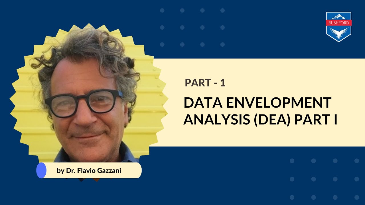 Data Envelopment Analysis DEA part I