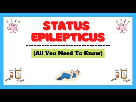 Status epilepticus (seizure disorder), types, pathophysiolog, treatment, pharmacology made easy
