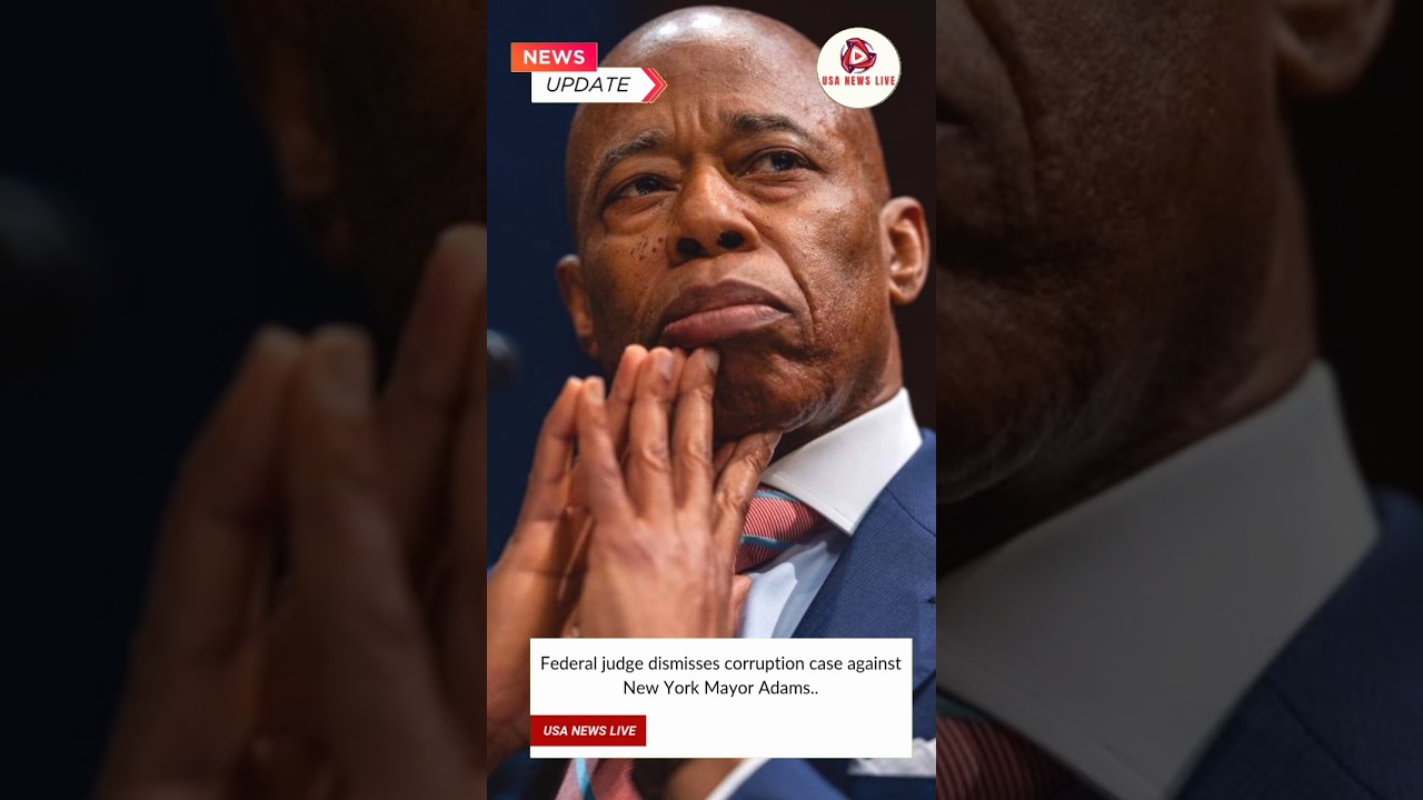 Federal judge dismisses corruption case against New York Mayor Adams.#newyork #mayoradams