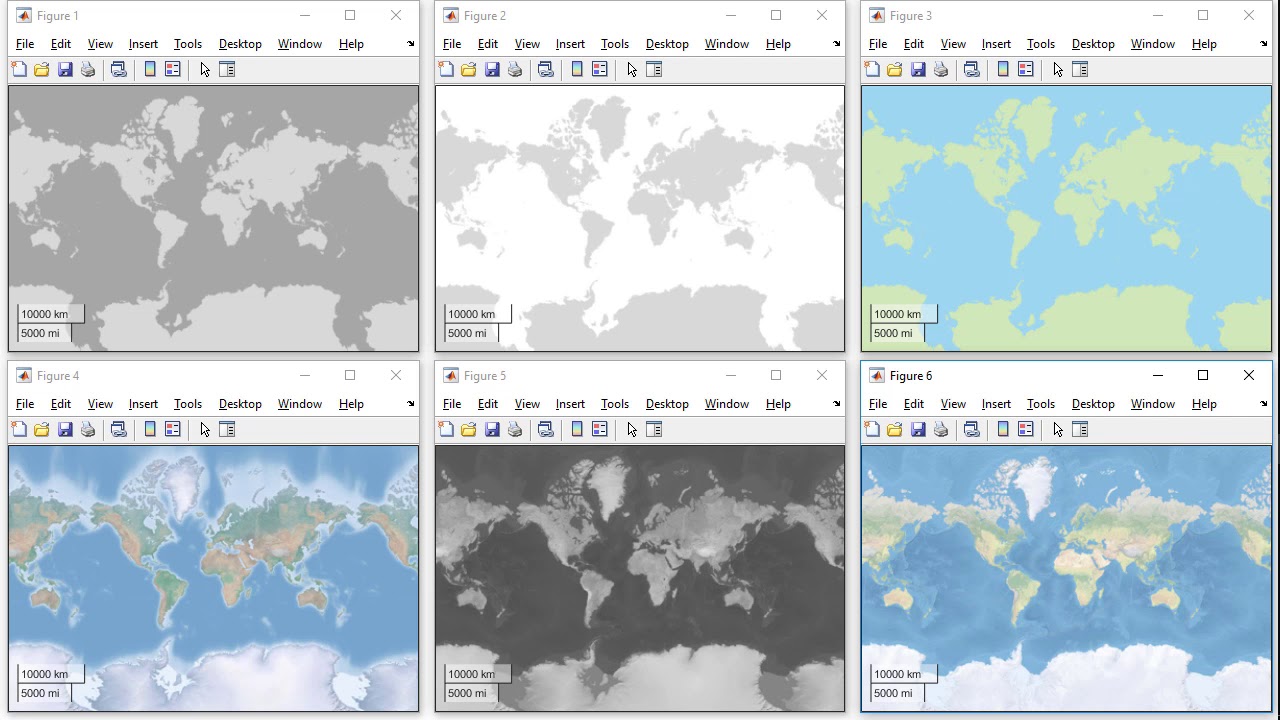 Plot Geographic Data on a Map in MATLAB