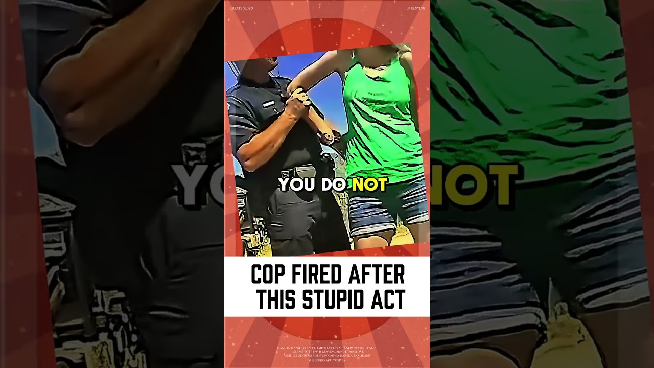 Cop Fired After This Stupid Act 1