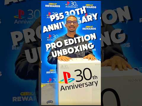 Unboxing the 30th Anniversary PS5 Pro ???? ????