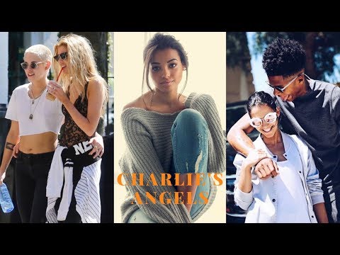 Charlie's Angels (2019)Real Life Couples Kristen Stewart,Naomi Scott,Ella Balinska..