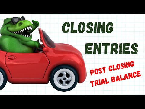 Closing Entries & Post Closing Trial Balance- Examples | Accounting How To | How to Pass Accounting