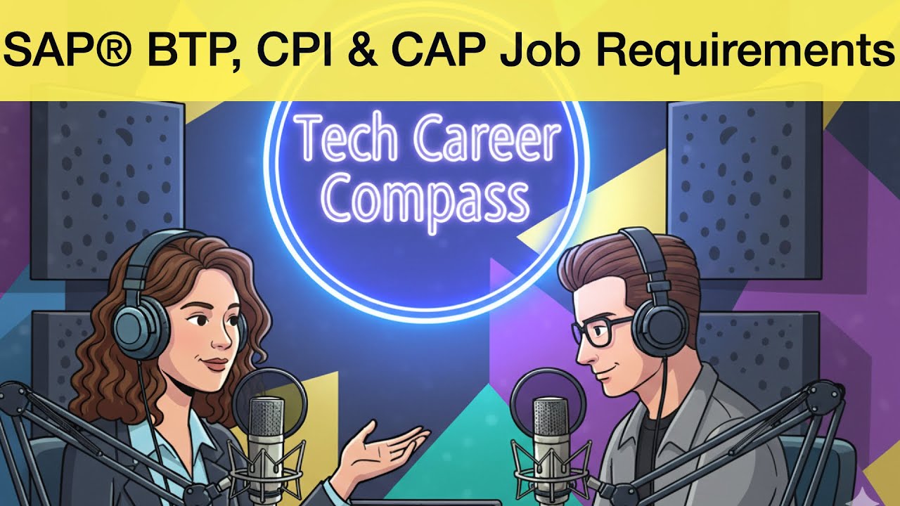 TCC Podcast - Episode 01 | SAP® BTP Job Roles | SAP® Cloud, BTP, CPI and CAP Job Requirement in 2025