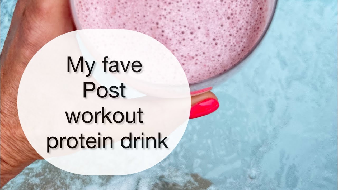My favorite post workout drink