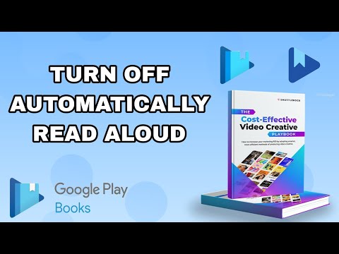 How To Turn Off Automatically Read Aloud On Google Play Books And Audiobooks App