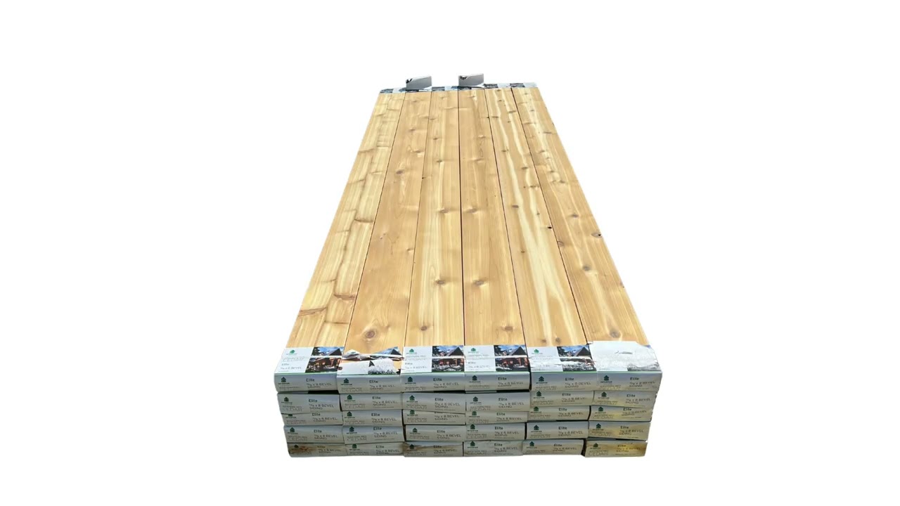 Cedar Knotty Bevel - Virtual Sample Units
