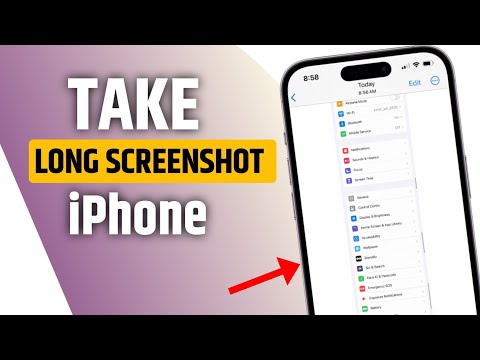 How To Take Long Screenshot in iPhone | Long Screenshot in iPhone | iPhone Me Long Screenshot Kaise