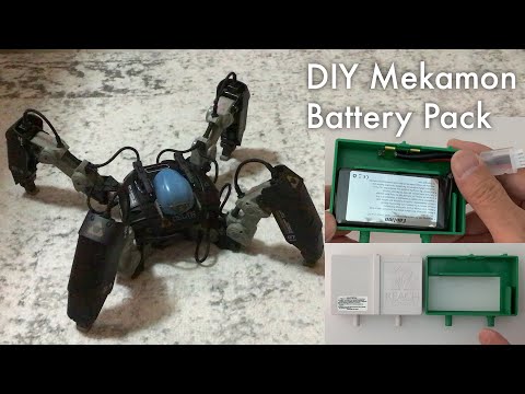 Free 3D file DIY Mekamon battery pack Enclosure 🔋 ・Object to download ...