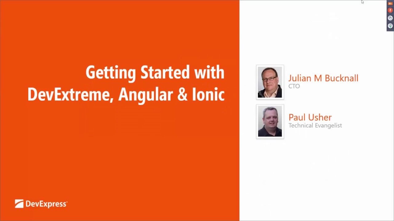 Getting Started with DevExtreme, Angular and Ionic