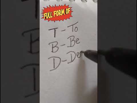 TBD full form #shorts #learnfullforms #fullform #learnenglish #acronyms #youtubeshorts #english