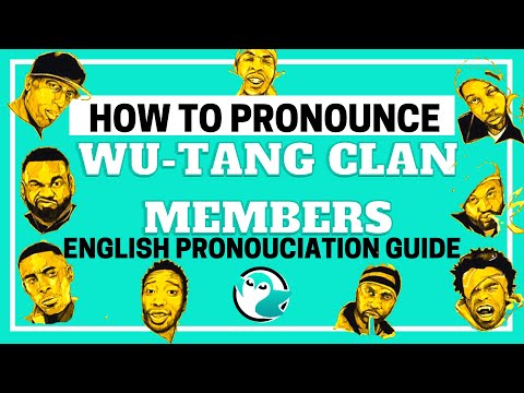 How To Pronounce Wu-Tang Clan Members Names (Correctly) #shorts #wutangclan #howtopronounce