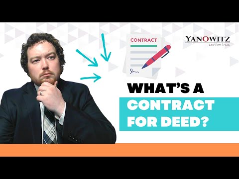 What's A Contract For Deed?