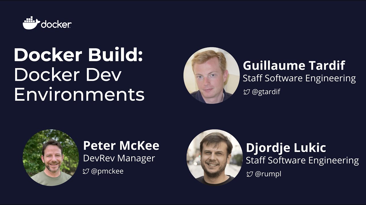 Docker Build: Exploring Docker Dev Environments
