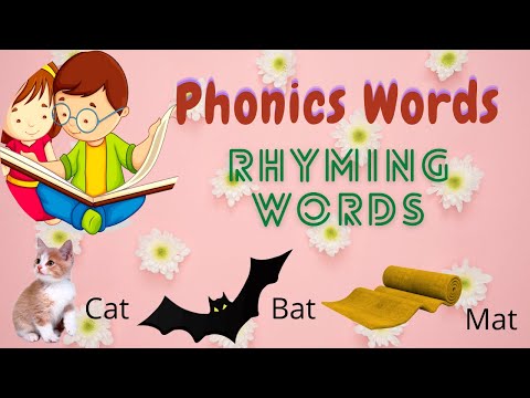 Phonics Words | Rhyming Words | Rhyming Words for Kids | Learning Words | #shorts #shortsVideo #abc
