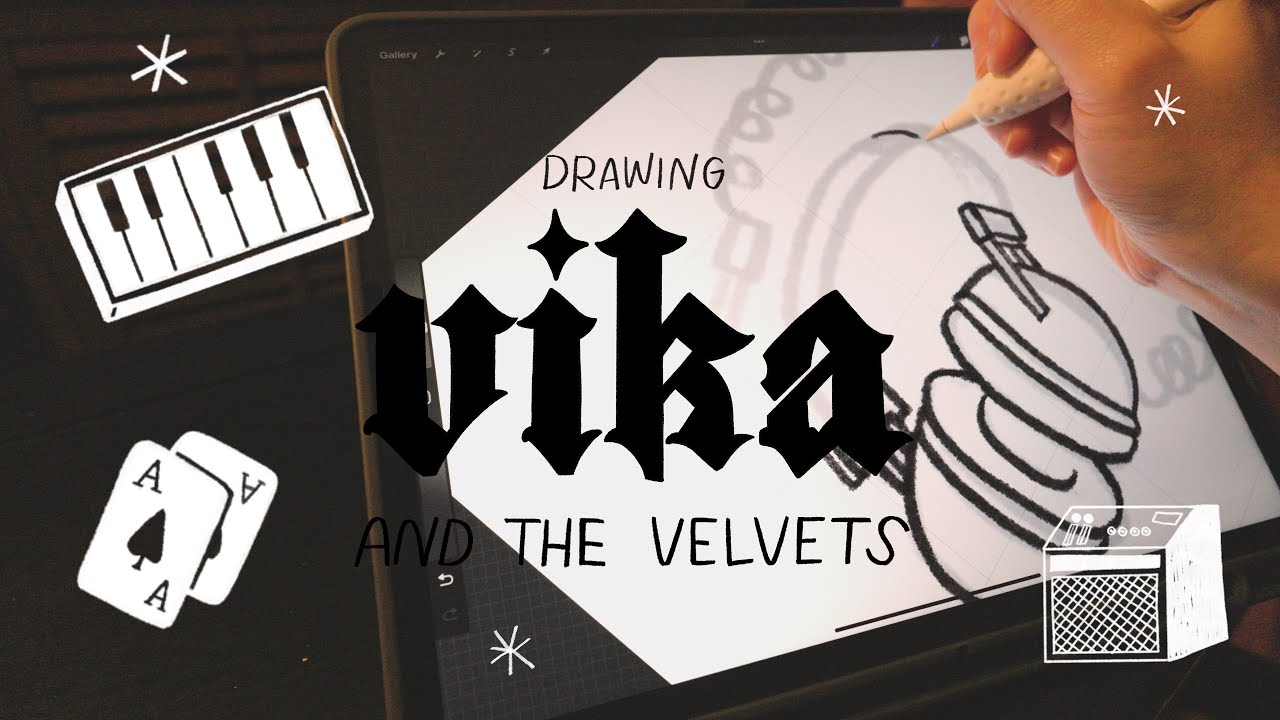 an illustration for vika and the velvets
