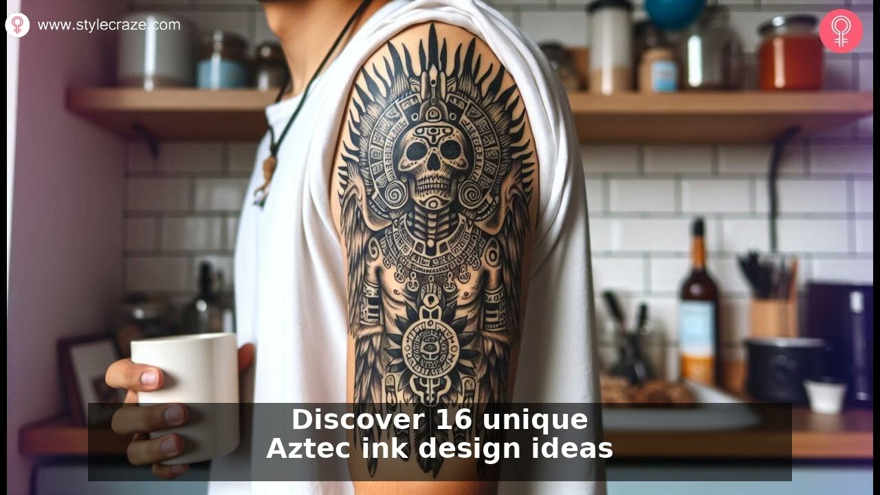 16 Powerful Aztec Tattoo Designs & Meanings [2024]