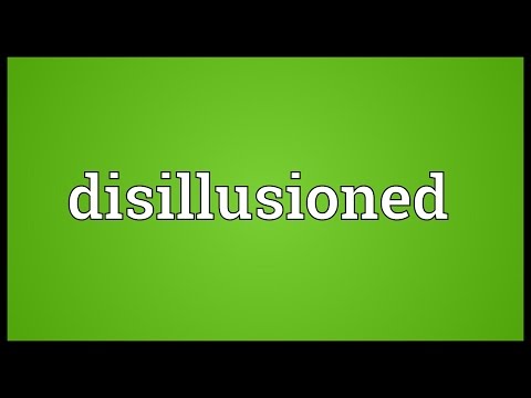 Disillusioned Meaning