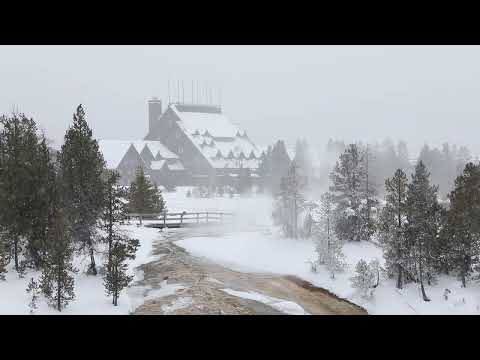 Winter Wonderland at the Old Faithful Inn