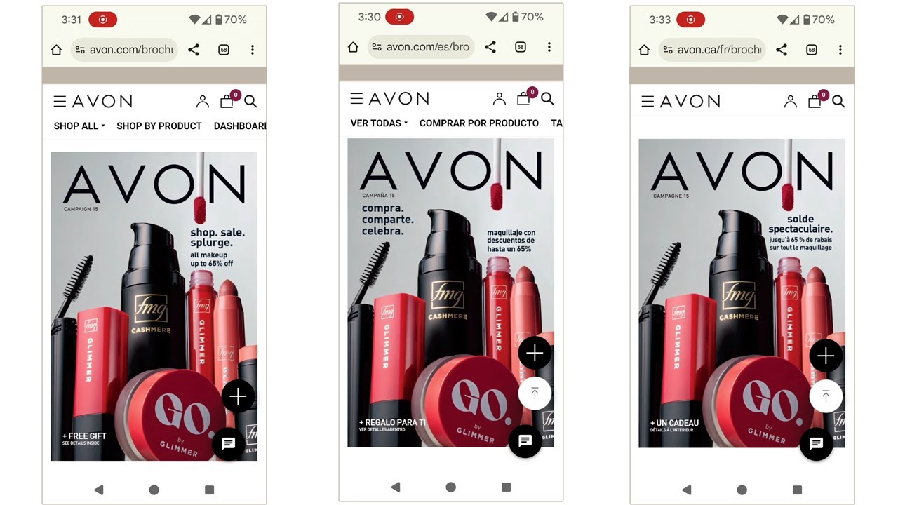 Sharing the Avon Digital Brochure