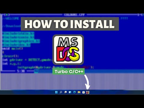 How to install Turbo C/C++ Compiler on Windows 11 - Turbo C++ Installation Tutorial