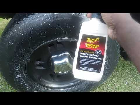 Meguiar's vinyl & rubber cleaner one of the best satin dressing on the market 😆 lol