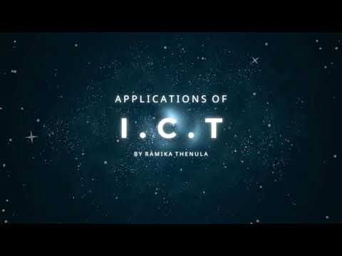 Applications of ICT : A Brief Introduction