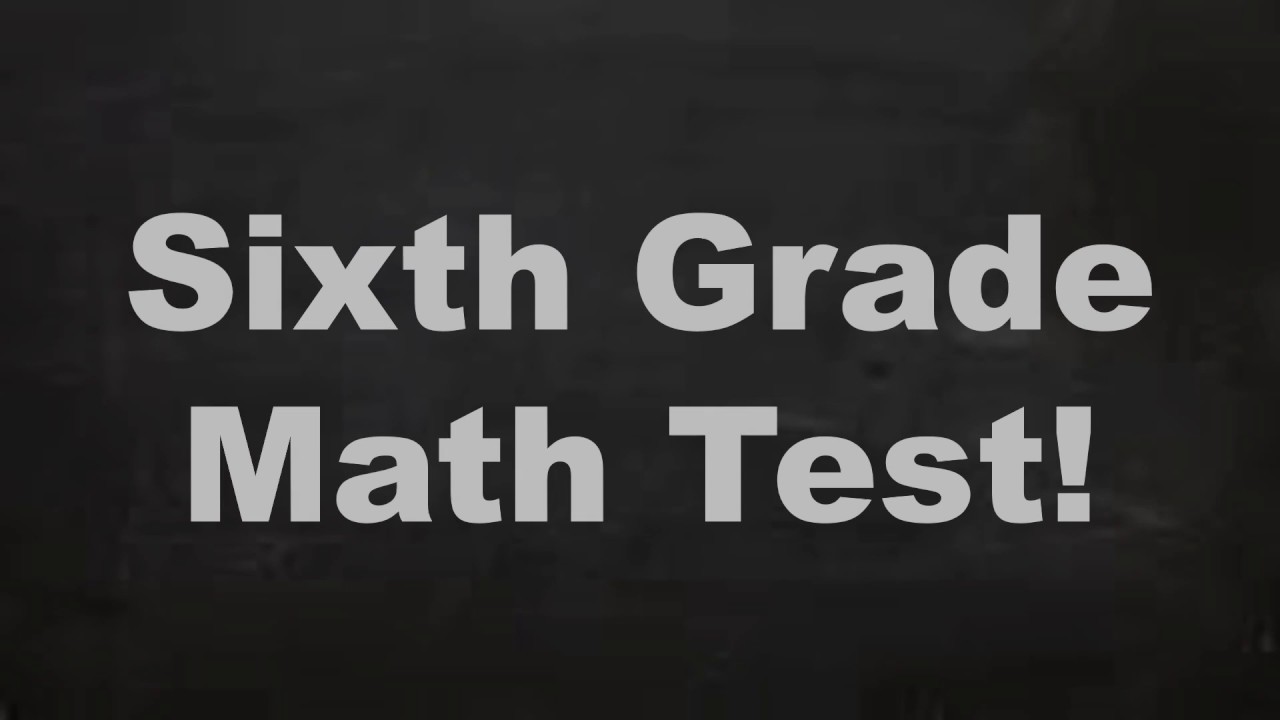 CAN YOU PASS THIS SIXTH GRADE MATH TEST? Only 50% Can answer all correct!