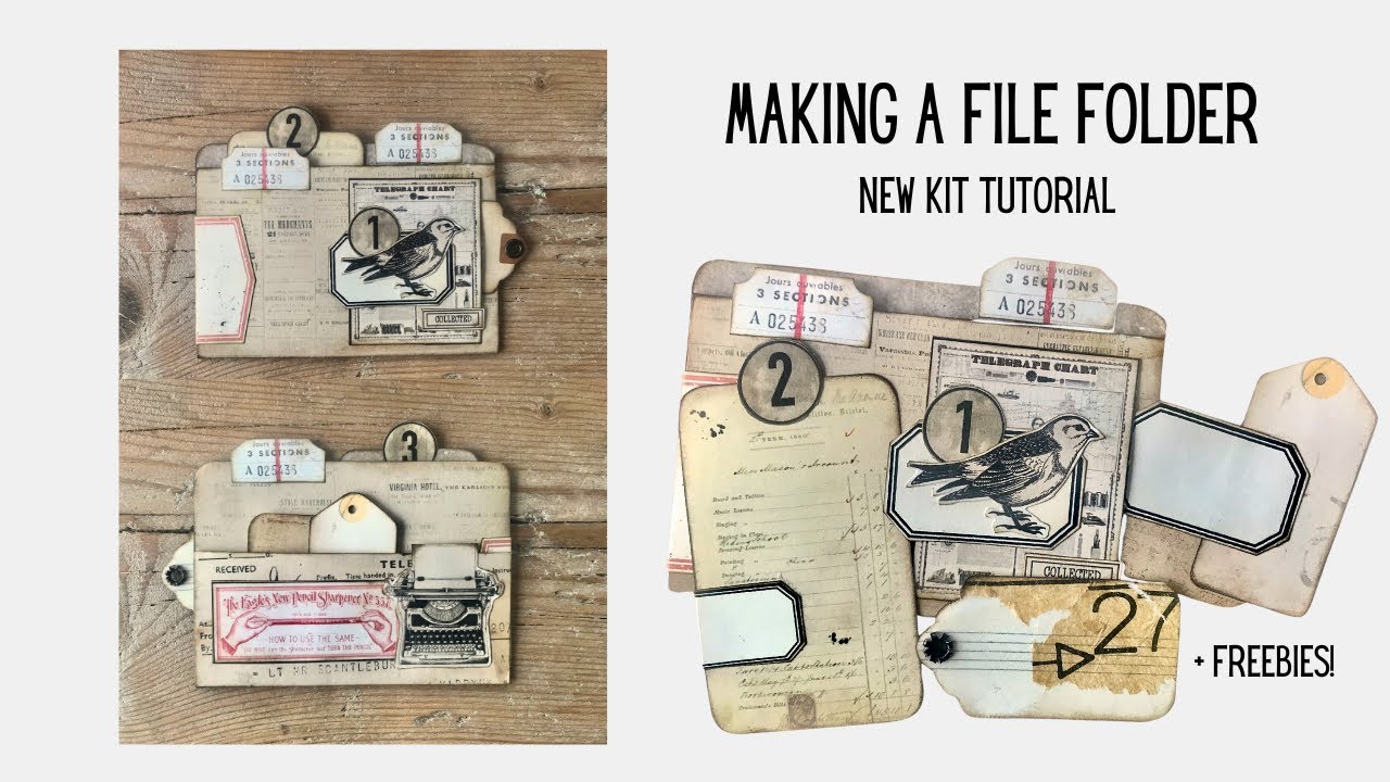 Making a File Folder plus Freebies!!