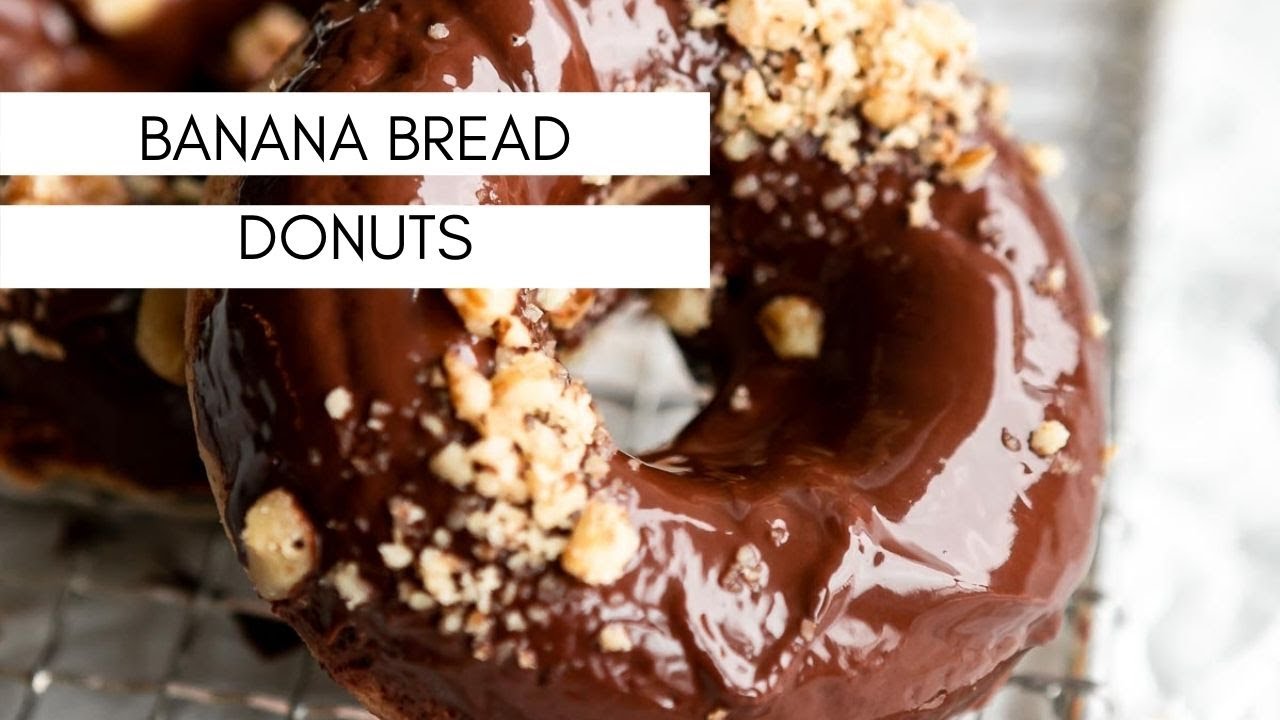 Healthy Banana Bread Donuts (GF!)