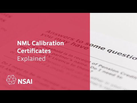 National Metrology Laboratory Calibration Certificates Explained