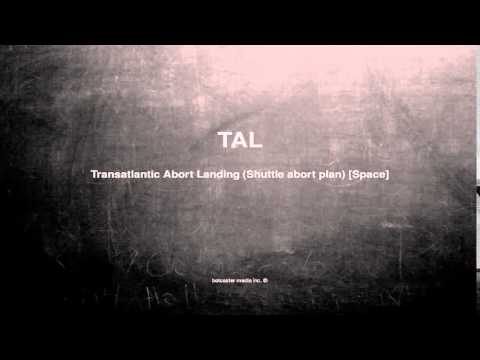 What does TAL mean