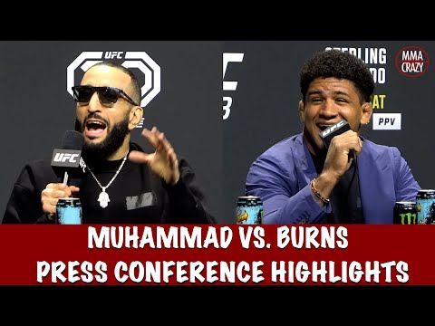 Belal Muhammad vs. Gilbert Burns Press Conference Highlights UFC 288