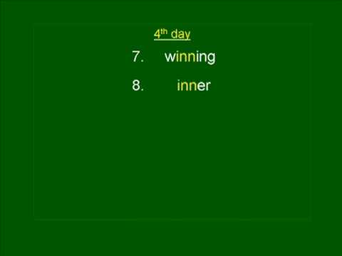 AVKO's Sequential Spelling 1 DVD - Day 4
