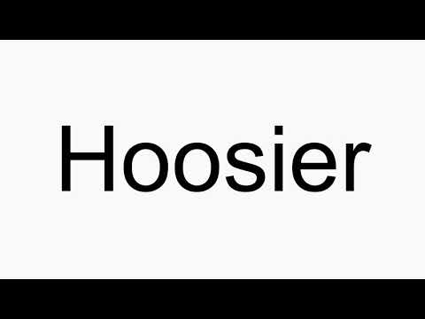 How to pronounce Hoosier