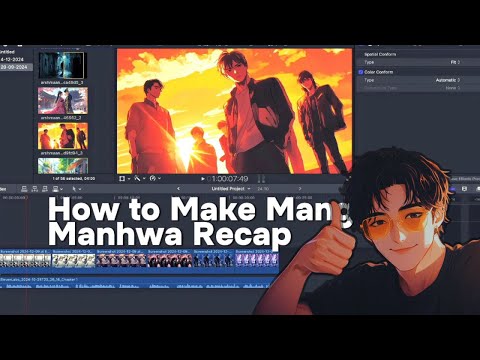 Make a Manhwa/Manga recap in 5 mins