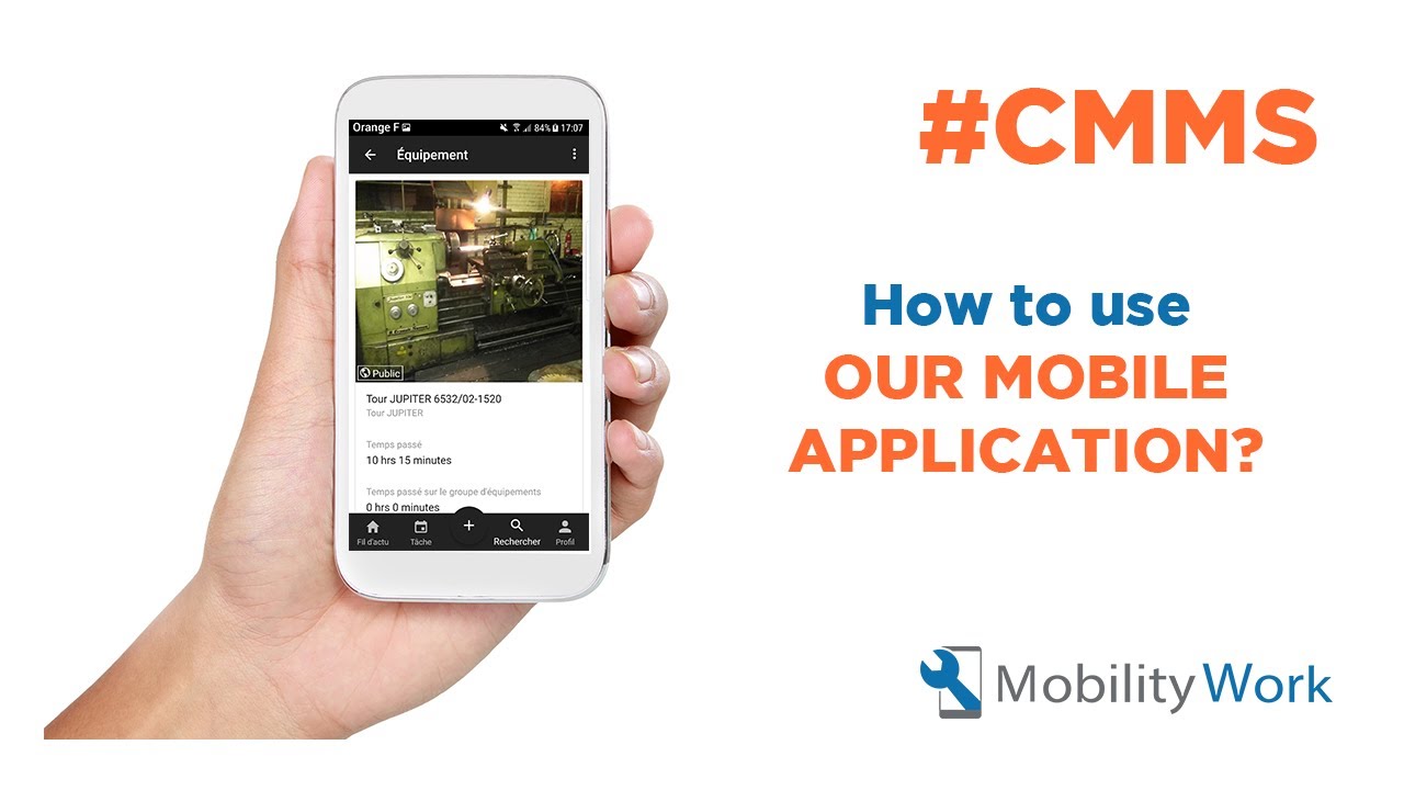 Mobile Maintenance Management Application - CMMS Software Mobility Work