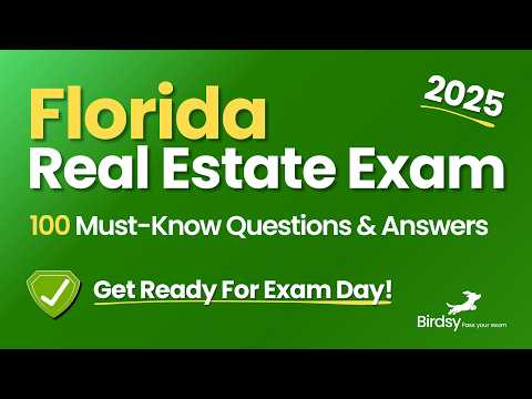 ✅ Pass Your Florida Real Estate Exam with This 100-Question Review!