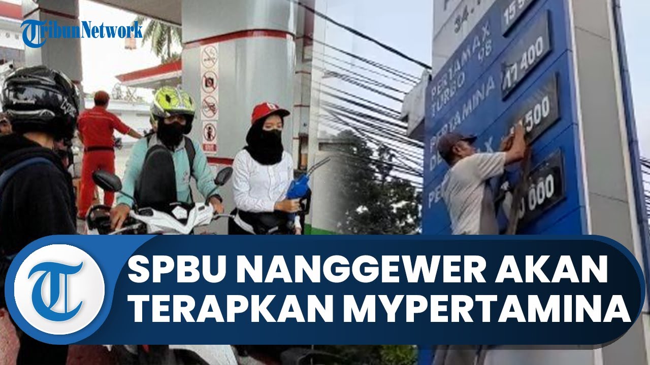 BBM Bersubsidi Resmi Naik, SPBU Nanggewer Terapkan Aplikasi MyPertamina ... BBM Bersubsidi Resmi Naik, SPBU Nanggewer Terapkan Aplikasi MyPertamina ...