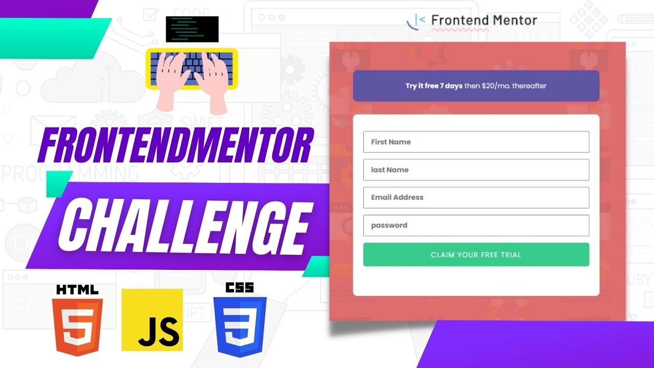 Frontend Mentor Challenge - Intro Component with Sign-up Form | SourceCode