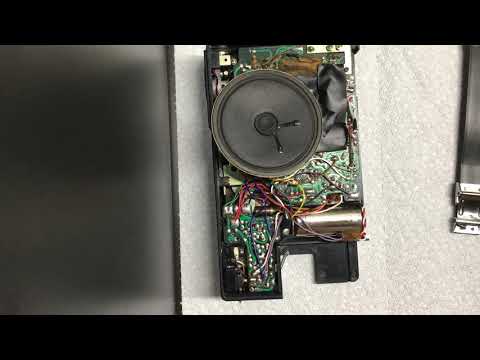 Take apart of the Sony TC-45 cassette recorder