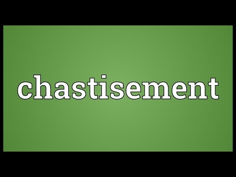 Chastisement Meaning
