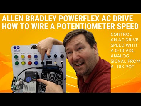 How to Add a Potentiometer Speed Control to an Allen Bradley Powerflex 525 AC Drive
