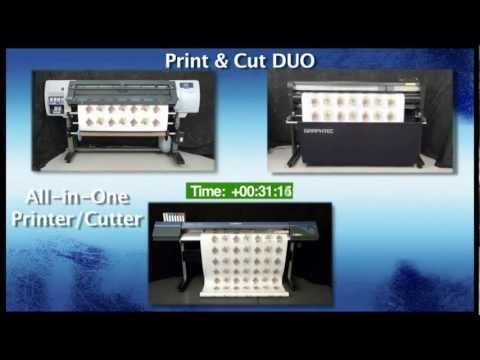 SPEED TEST Printer & Cutter VS Single Printer/cutter Combo