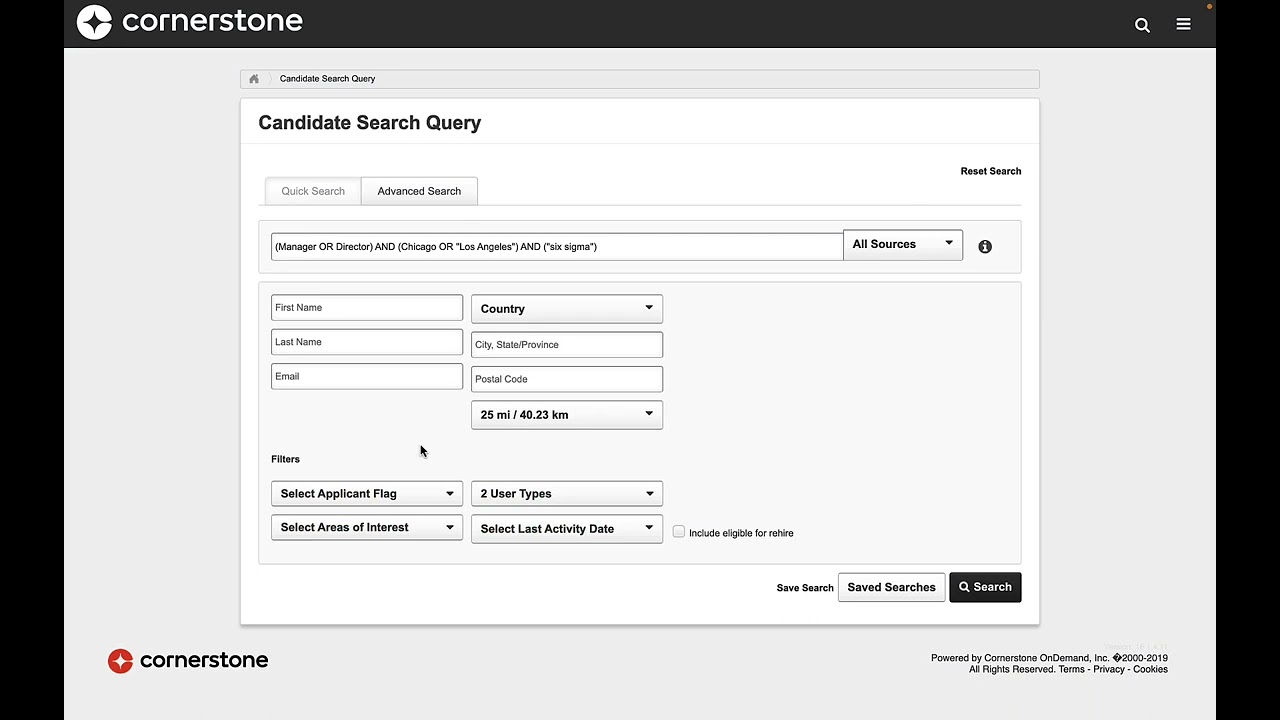 Cornerstone Recruiting Mini Demo