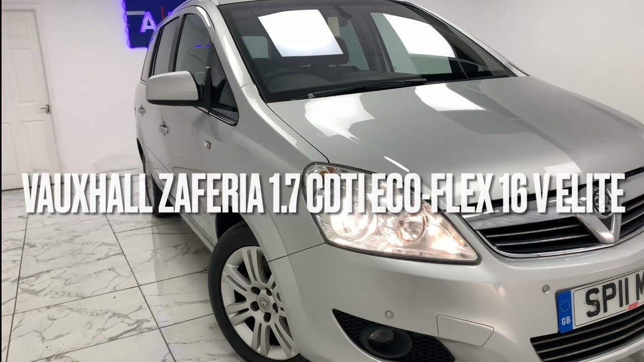 Vauxhall Zafira 1.7 CDTi ecoFLEX 16v Elite Walkthrough