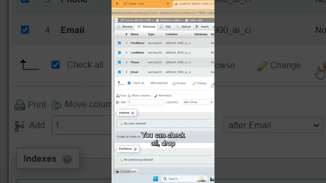 Unknown Ways to Manage Databases in phpMyAdmin on Localhost | Database & SQL Tutorial